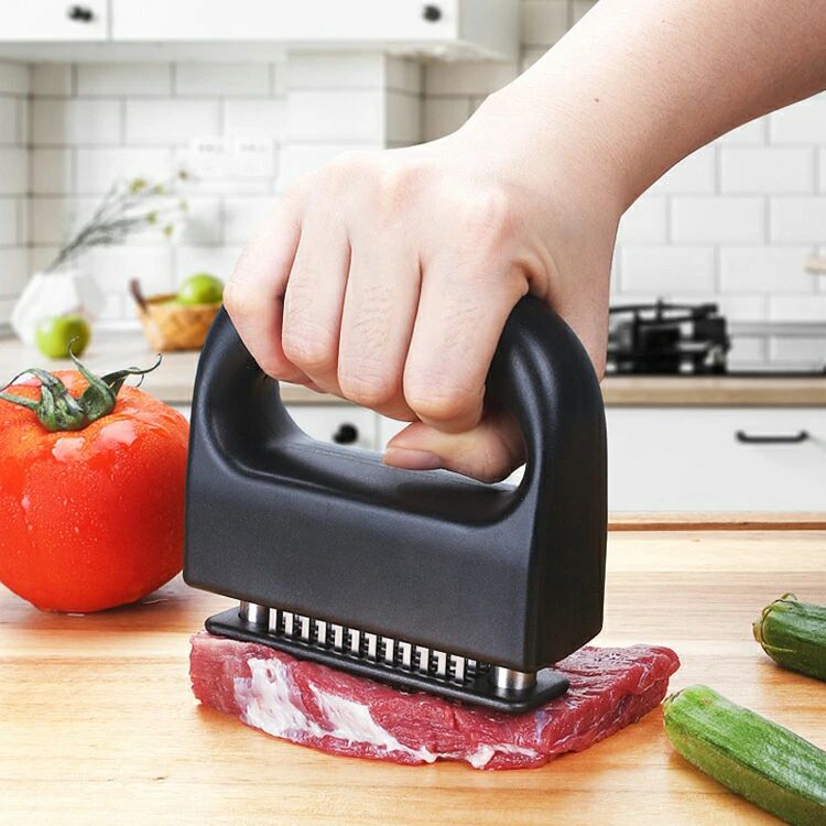 【楽天市場】キッチン用品 BBQ 焼肉 料理用 肉叩き お肉が柔らかくなる 調理時間を短縮 ミートテンダー 肉筋切り：Sショップ