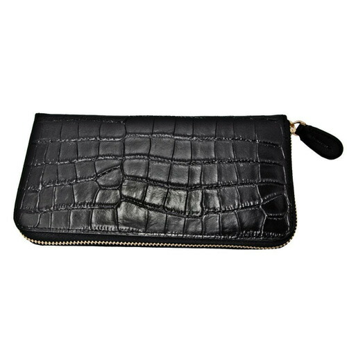 楽天市場】【送料無料】牛革クロコ型押しコ インスルー財布(イエロー