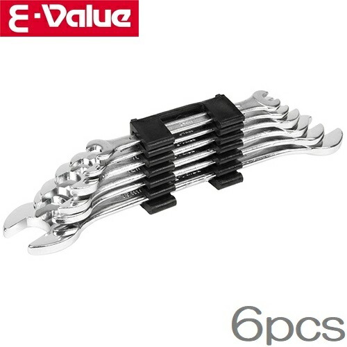 【楽天市場】E-Value 両口スパナセット ミリ ESW-06S 工具セット ツールセット：S．S．N