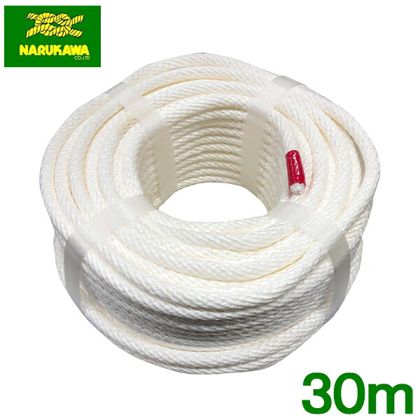 【楽天市場】生川 クレモナロープ 金剛打 9mm×30m 作業ロープ 補助ロープ 多目的ロープ 荷造り キャンプ トレーニング：S．S．N