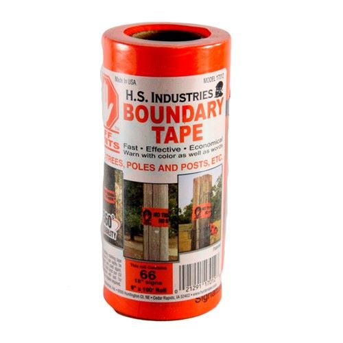 【楽天市場】H.S.INDUSTRIES BOUNDARY TAPE No Trespassing＆No Hunting 6inch ...