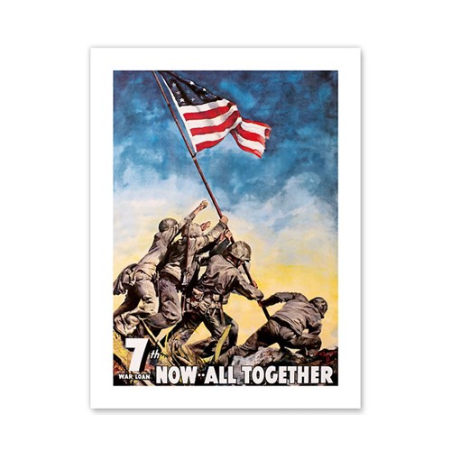 【楽天市場】art Prints Iwo Jima American Flag Raising(大)硫黄島 アメリカン フラッグ ライジング 国旗掲揚 ポスター 絵画 アメリカ レトロ アート