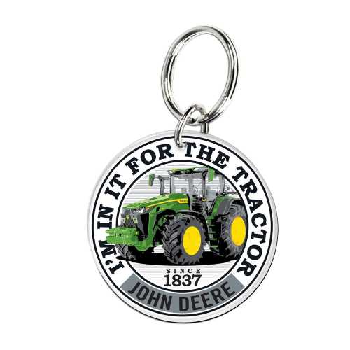 【楽天市場】John Deere I'm in it for the Tractor Keychain ジョン ディアー キーホルダー キー ...