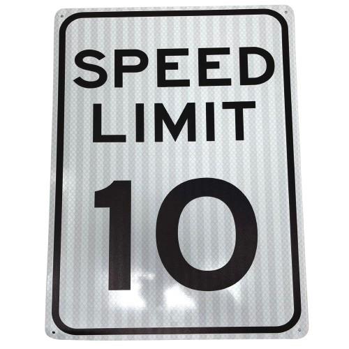 【楽天市場】Speed Limit 10 MPH Sign 速度制限 10マイル サイン 看板 スピードリミット スピード リミット 標識 ...