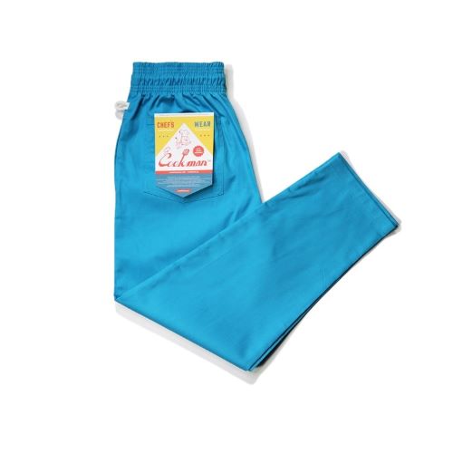 【楽天市場】クックマン シェフパンツ Cookman Chef Pants Sky スカイ ブルー アメリカ アメリカン ユニセックス ...