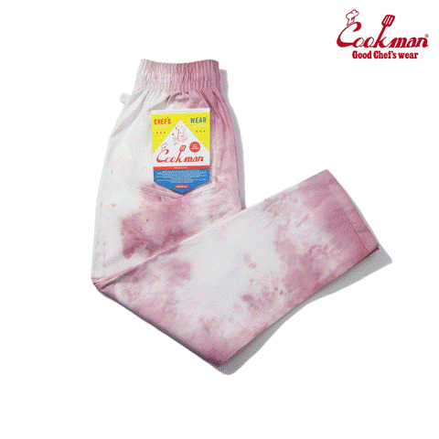 【楽天市場】クックマン シェフパンツ Chef Pants Cabernet Stain Pink カベルネ ステイン アメリカ アメリカン ...