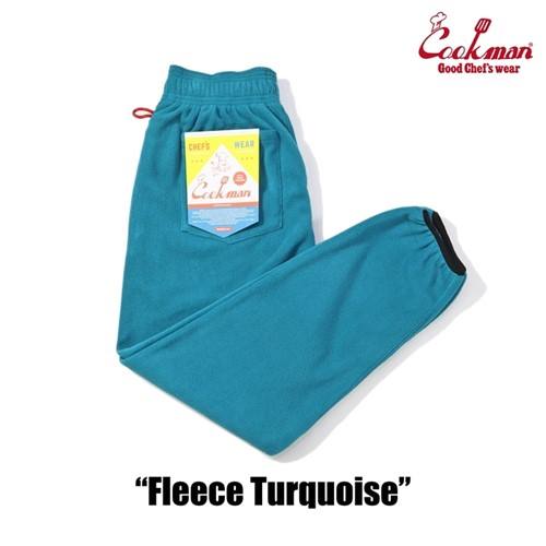 【楽天市場】クックマン シェフパンツ Chef Pants Fleece Turquoise フリース ターコイズ アメリカ アメリカン ...