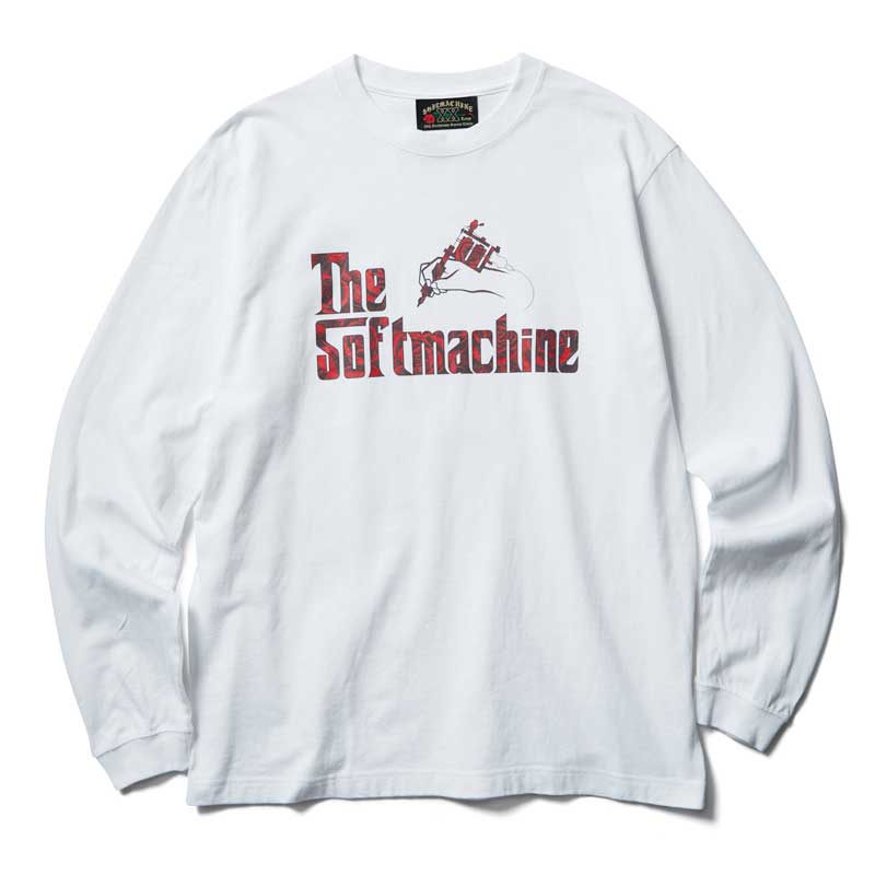 【楽天市場】【Softmachine】ソフトマシーン【ROSE FILL GOD L/S】WHITE【長袖Tシャツ】ソフトマシン【ロンTEE】長袖【ネコポス対応可】：StaleFink