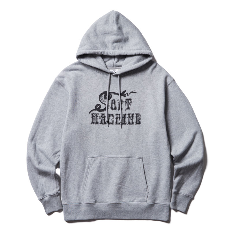 【楽天市場】【Softmachine】ソフトマシーン【SNAKE LOGO HOODED (SWEAT PARKA)】GRAY(Lsize)【プルオーバーパーカ】被り【パーカー】ソフトマシン ...