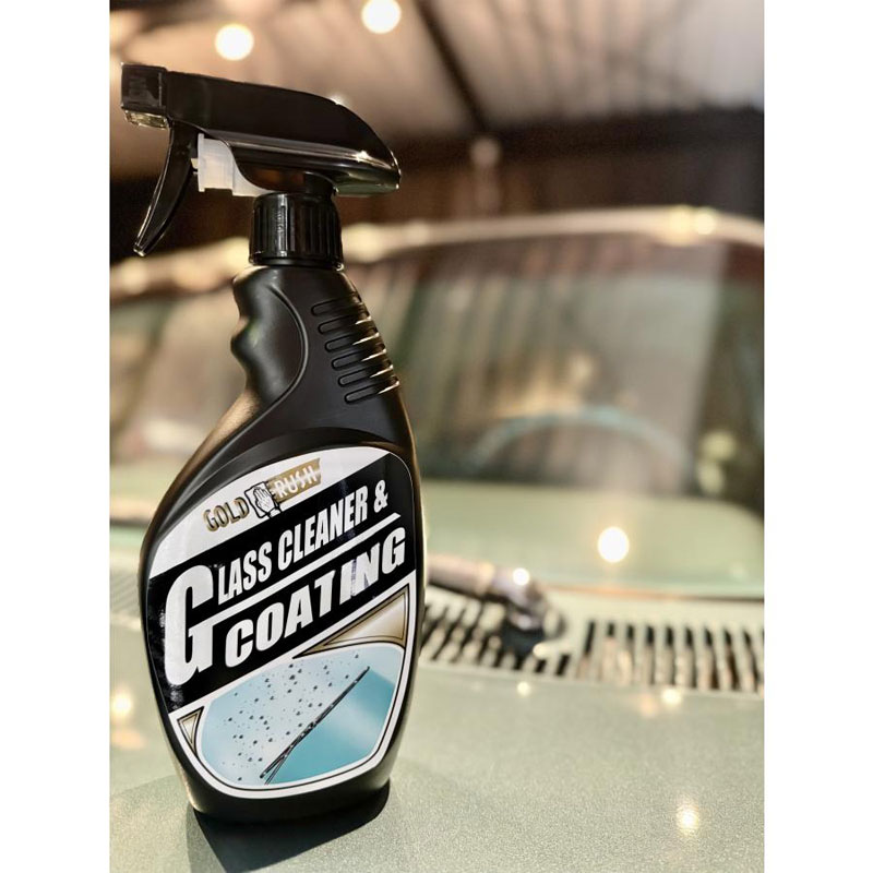 【楽天市場】GOLD RUSH 【GLASS CLEANER & COATING】 ガラスクリーナー & コーティング【撥水】 簡単施工 ...
