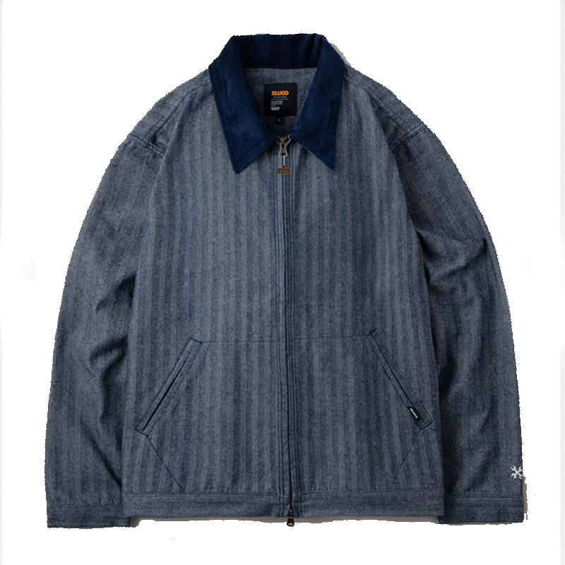 【楽天市場】【BLUCO】ブルコ【12oz DENIM WORK JACKET】HERRINGBONE【ワークジャケット】ジャケット【デニム】12ozデニム【151-31-025】送料無料 ...