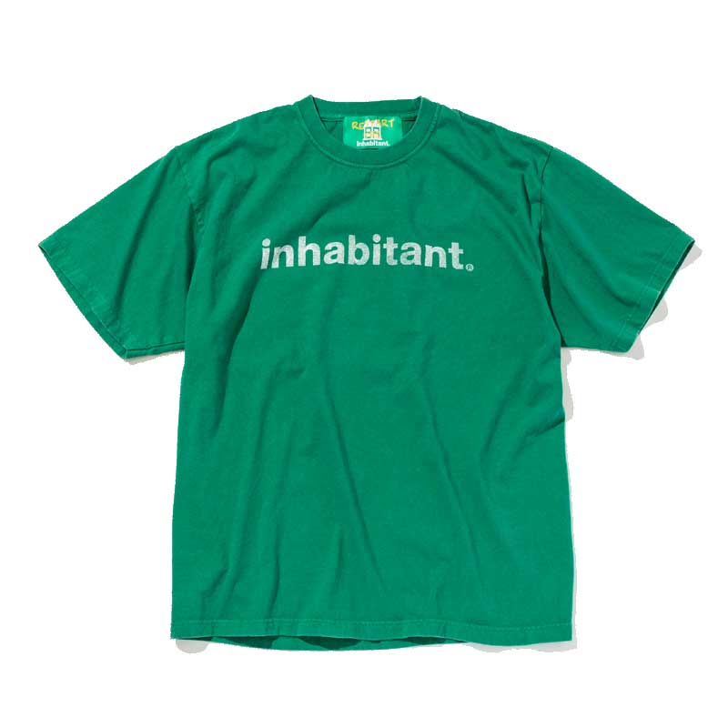 【楽天市場】【INHABITANT】インハビタント【Logo T-Shirt 】2カラーGREEN/BLACKI Tシャツ【ネコポス対応可 ...