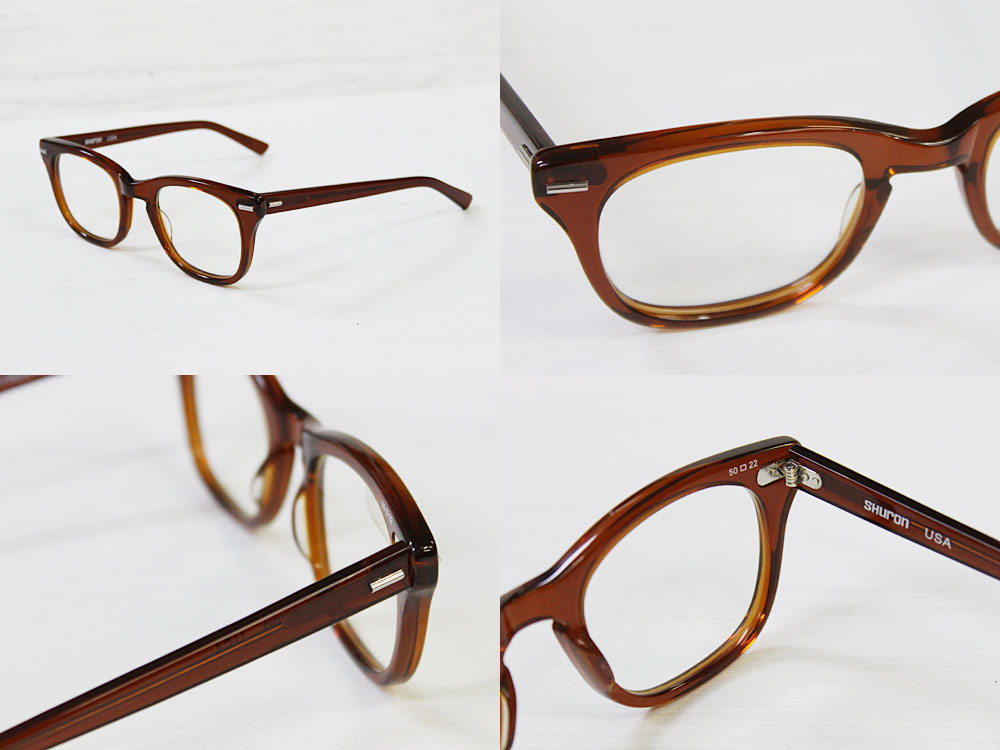 【楽天市場】SHURON FREEWAY ブラウンスモーク 【UV400クリアレンズ入り】 [シュロン フリーウェイ ウェリントン型メガネ ...