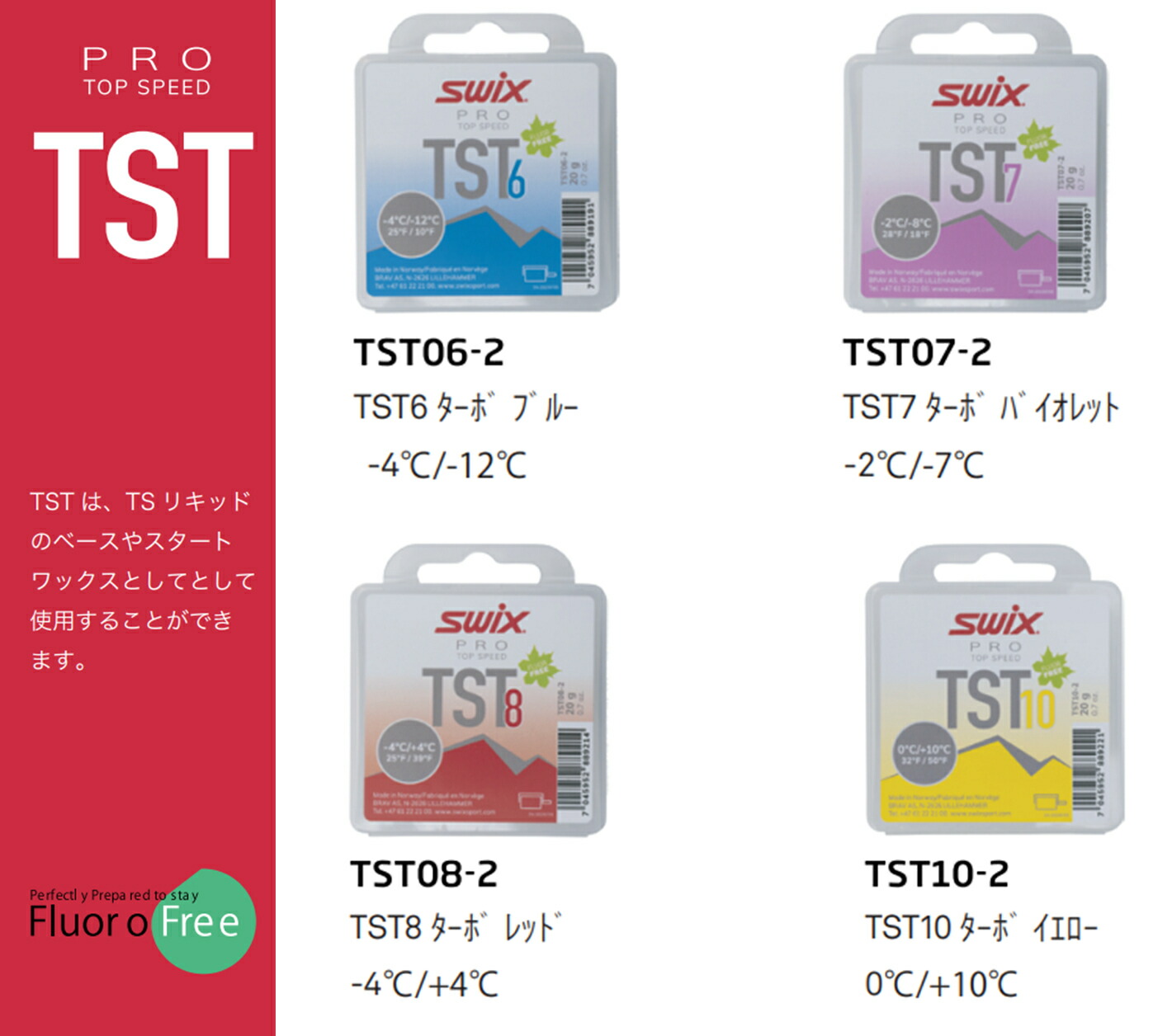 【楽天市場】SWIX スウィックスフッ素不使用 PRO Top Speed TST 20g プロ トップ スピード TST 20gスキー ...