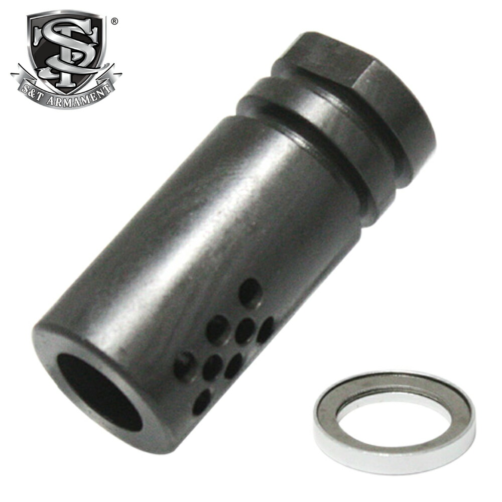 【楽天市場】《今月のフェア》S&T IWIタイプ フラッシュハイダー 2"(14mm-)：スカイスター
