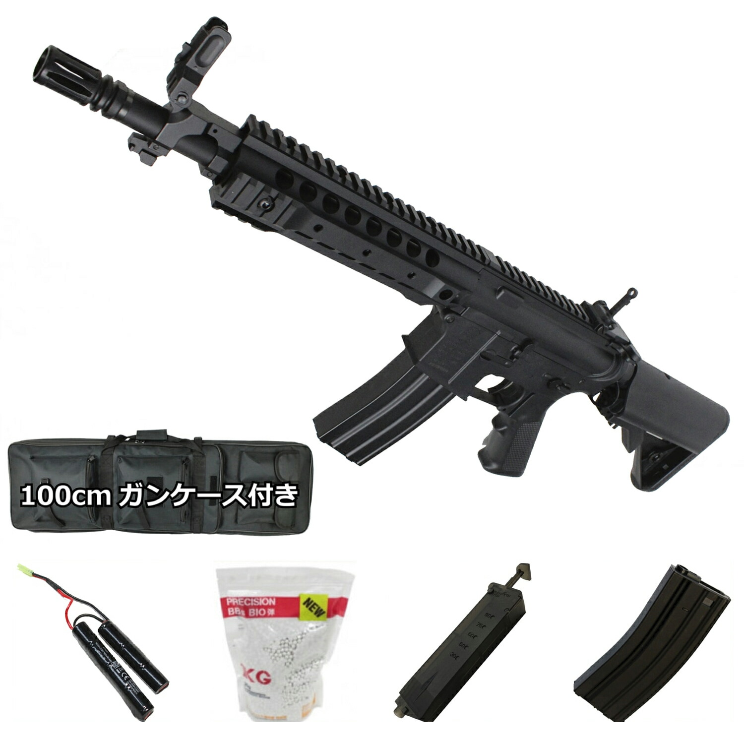 【楽天市場】《本体セット》S&T M4 URX3.1 8インチ チャレンジャーライン G3電動ガンBK(COLT刻印)（電子トリガーシステム搭載）【6点セット】【180日間安心保証つき】：スカイスター