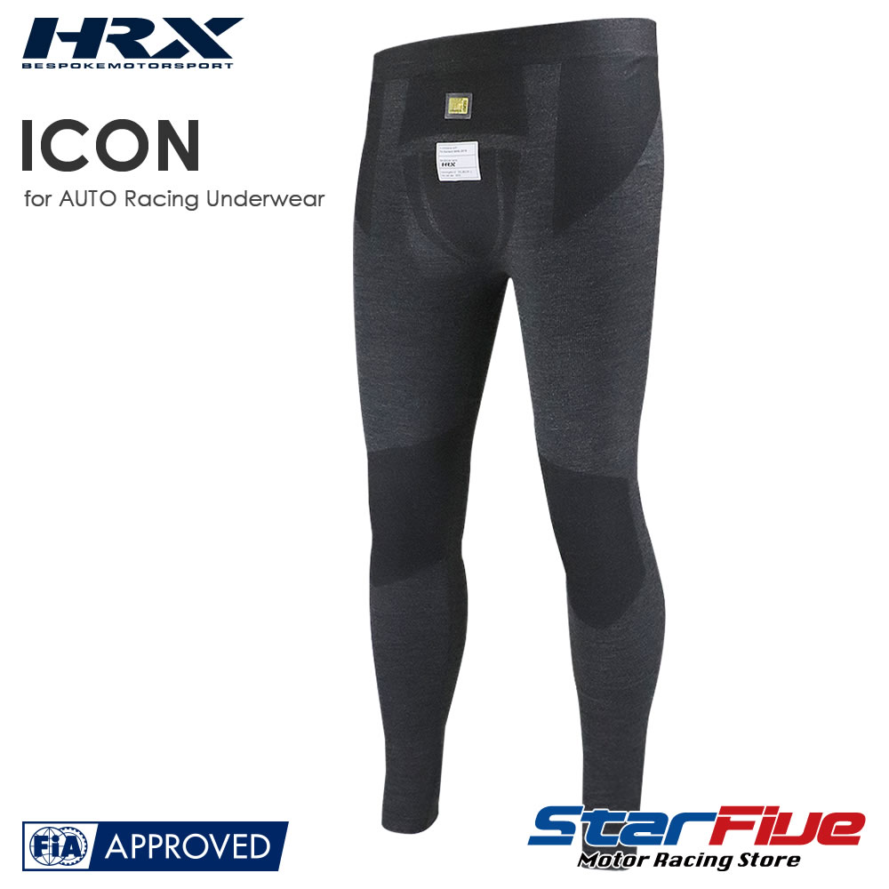 【楽天市場】HRX 耐火パンツ 4輪用 ICON アイコン ブラック FIA8856-2018公認 アンダーウェア：Star5 スターファイブ