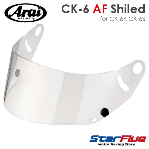 【楽天市場】アライヘルメット アンチフォグシールド クリア CK-6S/CK-6K用 曇り止め加工済 Arai HELMET 011233：Star5 スターファイブ