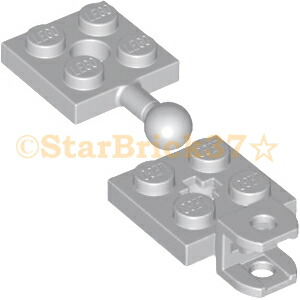 【楽天市場】レゴ パーツ プレート2×2[ボールジョイントとソケット]セット ライトブルーイッシュグレイ LEGO ばら売り ...