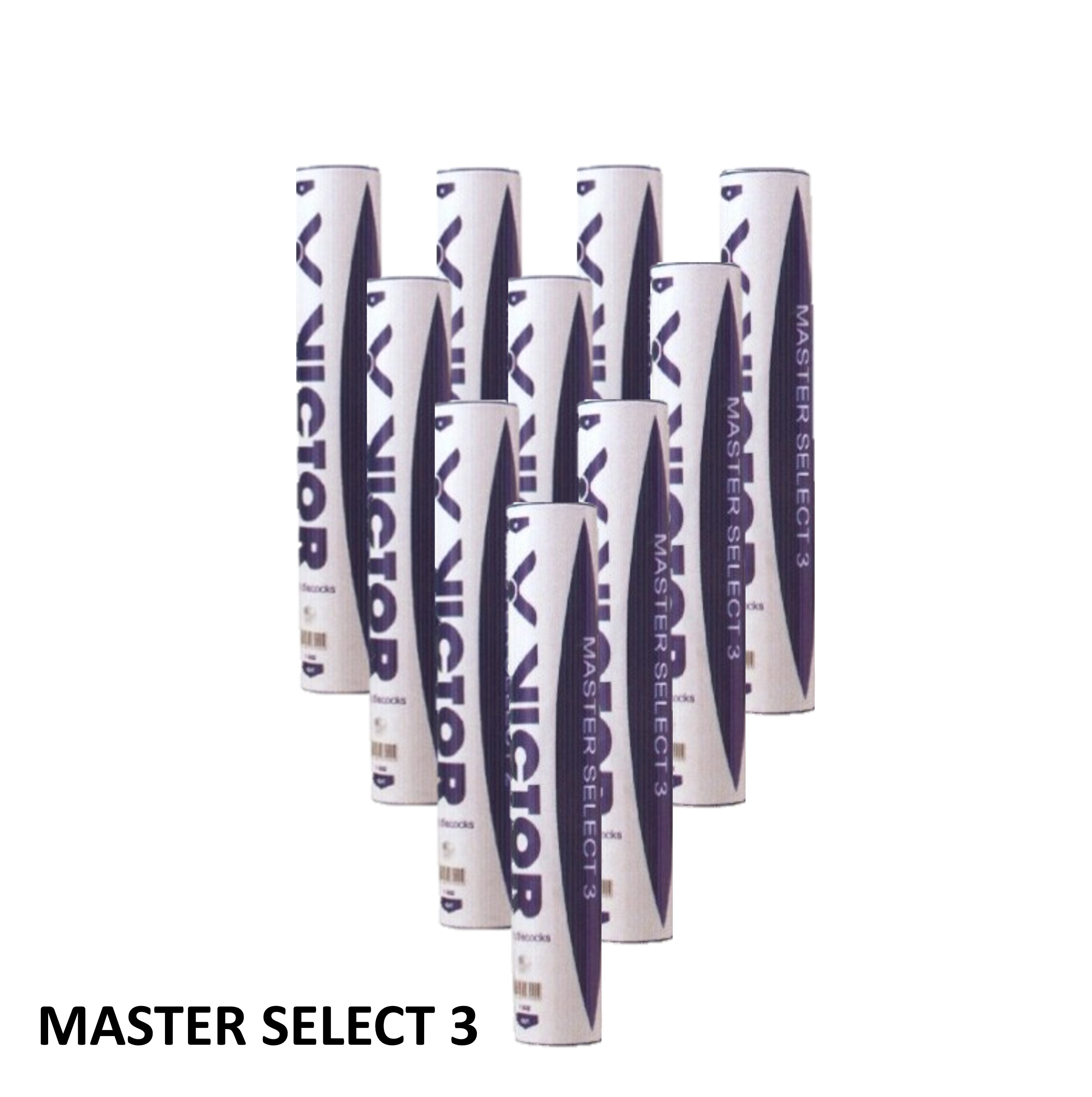 【楽天市場】【最短出荷】【10ダース】ビクター VICTOR シャトル 練習球 練習用 マスターセレクト3 masterselect3 ...