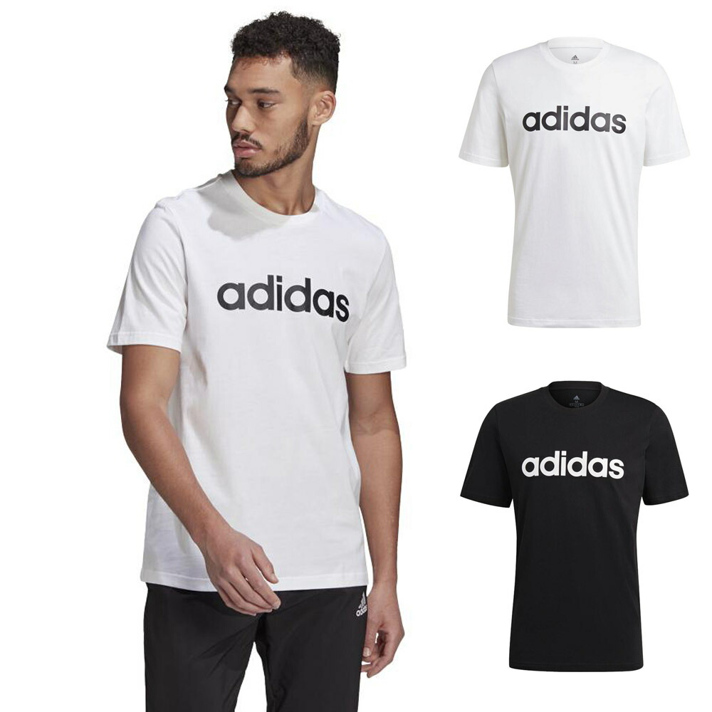 【楽天市場】【27%OFFセール】アディダス adidas Tシャツ 半袖 エッセンシャル エンブロイダード リニアロゴ 半袖Tシャツ ...