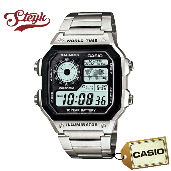 【楽天市場】CASIO カシオ 腕時計 デジタル AE-1200WHD-1：STEYK