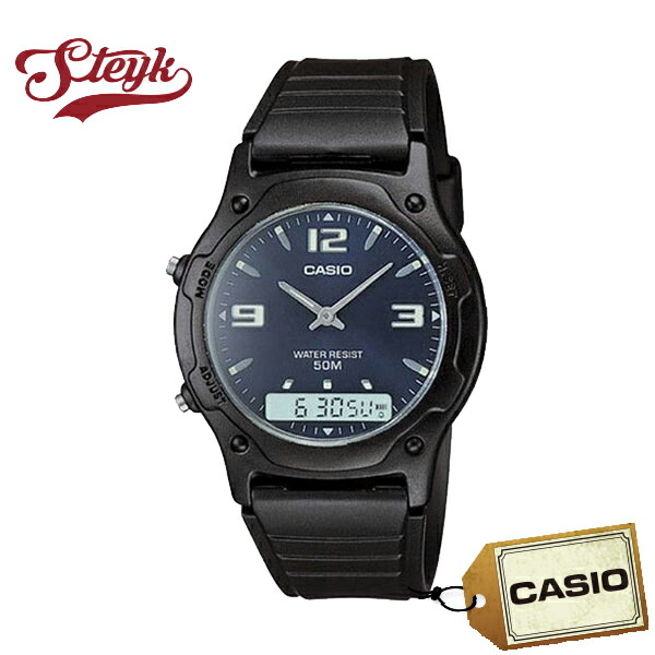 【楽天市場】CASIO カシオ 腕時計 スタンダード アナデジ AW-49HE-2A メンズ レディース：STEYK