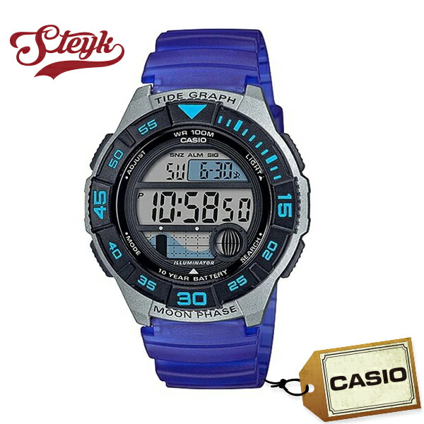 【楽天市場】CASIO WS-1100H-2A カシオ 腕時計 デジタル スポーツ スケルトン メンズ ブラック ブルー カジュアル：STEYK