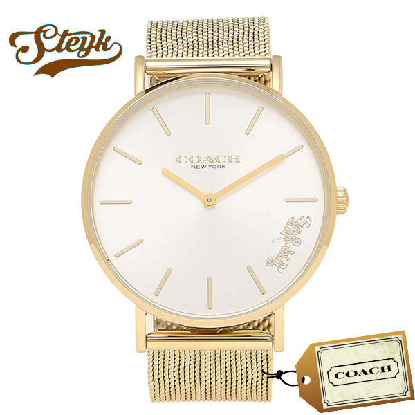 【楽天市場】COACH 14503125 コーチ 腕時計 アナログ Perry ペリー レディース シルバー ゴールド カジュアル：STEYK
