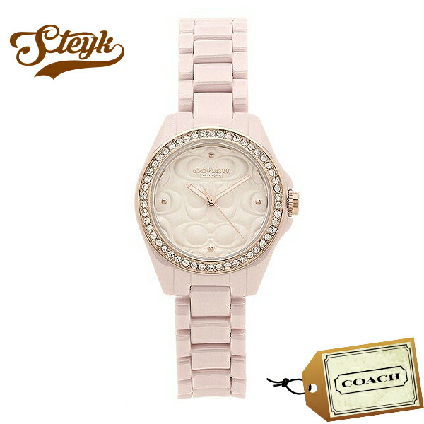【楽天市場】COACH 14503256 コーチ 腕時計 アナログ レディース ピンク カジュアル：STEYK