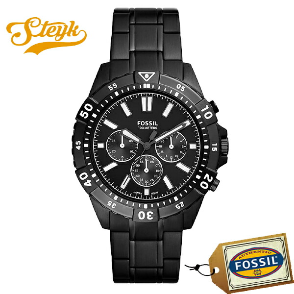 【楽天市場】FOSSIL FS5773 フォッシル 腕時計 アナログ GARRETT メンズ ブラック カジュアル：STEYK