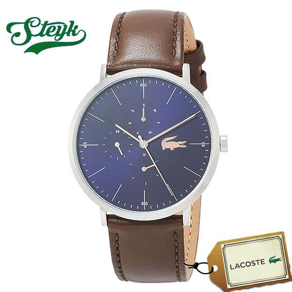 【楽天市場】LACOSTE 2010976 ラコステ 腕時計 アナログ MOON ムーン メンズ ネイビー ブラウン シルバー カジュアル：STEYK