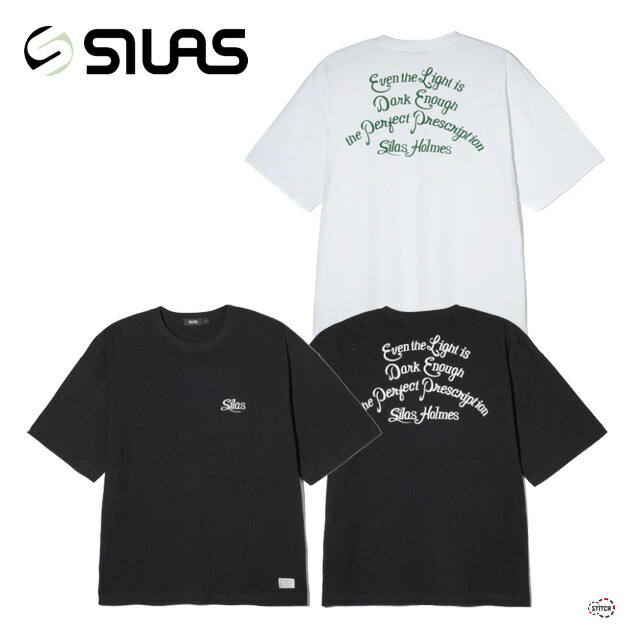 【楽天市場】【SALE 25％OFF 定価6,600円】SILAS SCRIPT WIDE S/S TEE 110242011025 ...