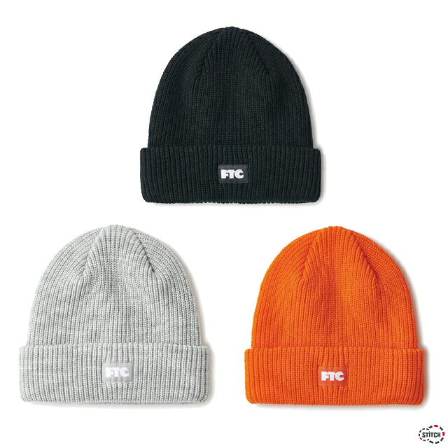 【楽天市場】FTC BOX LOGO BEANIE FTC023AWH10 ボックス ロゴ ビーニー：STiTCH2004