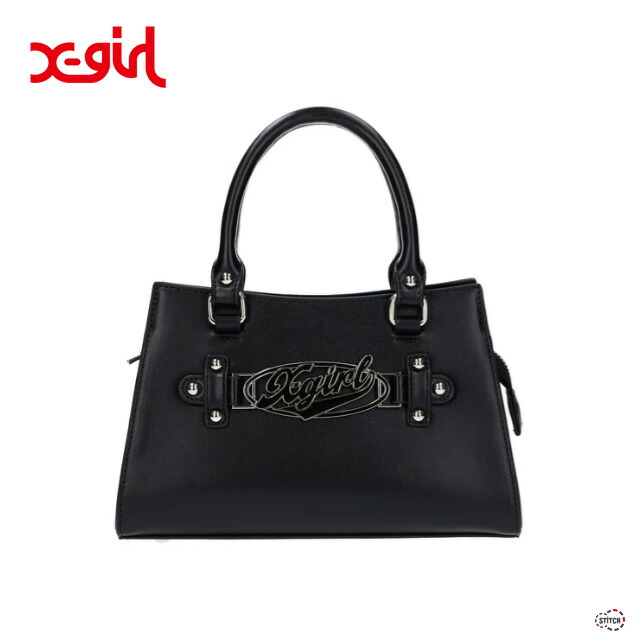 【楽天市場】【SALE|25%OFF】 X-girl OVAL LOGO BUCKLE 2WAY SHOULDER BAG ...
