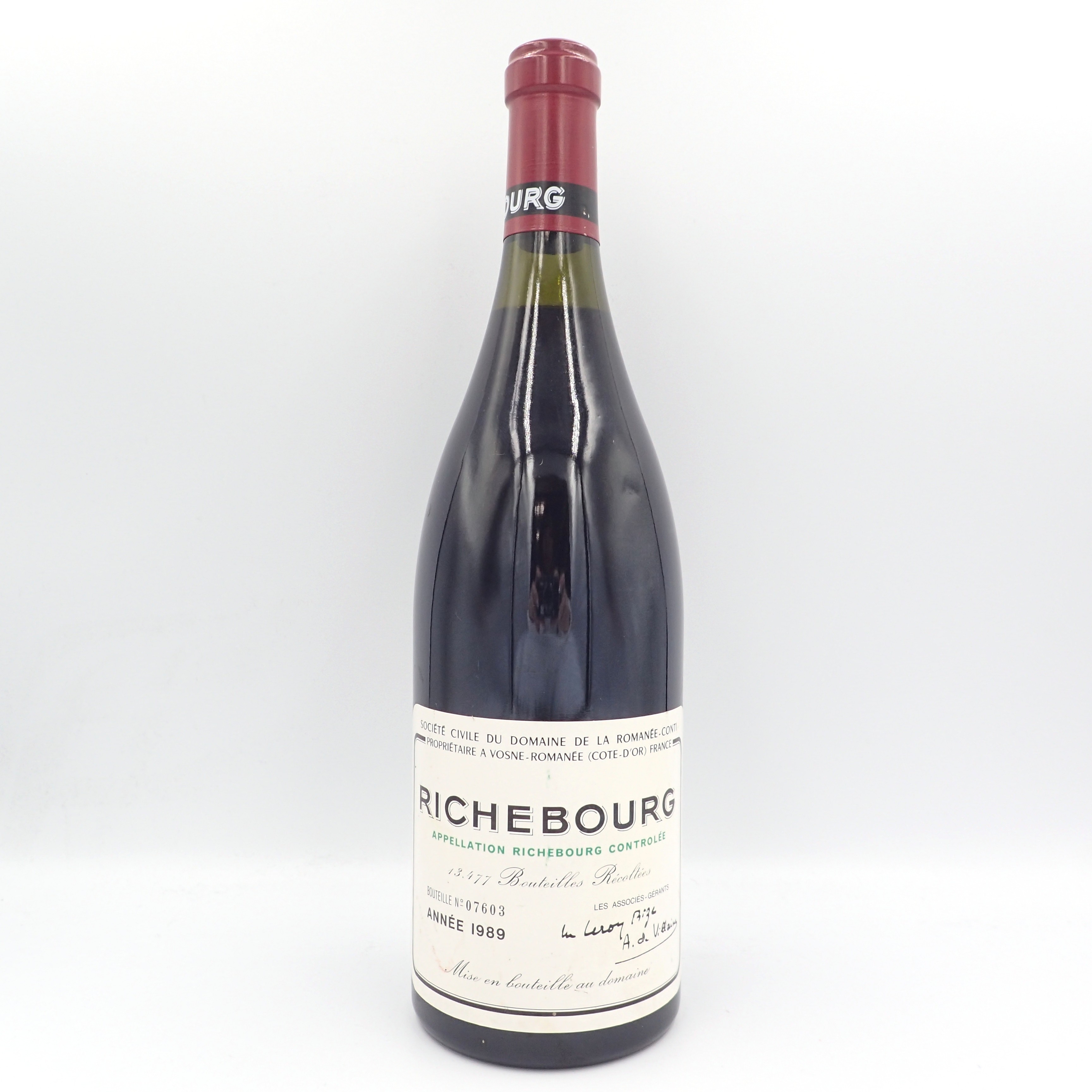 【楽天市場】DRC ロマネ・コンティ リシュブール 1989 750ml【7】【中古】販売済み：ストックラボ