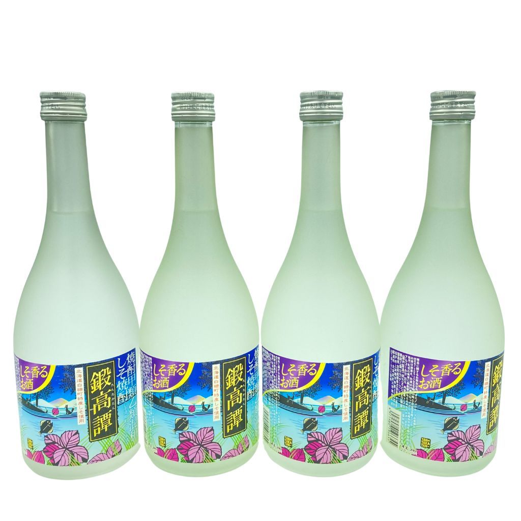 【楽天市場】【未開栓】しそ焼酎 たんたかたん 鍛高譚 焼酎甲類乙類混和 720ml 20％ 4本セット【7F】【中古】販売済み：ストックラボ
