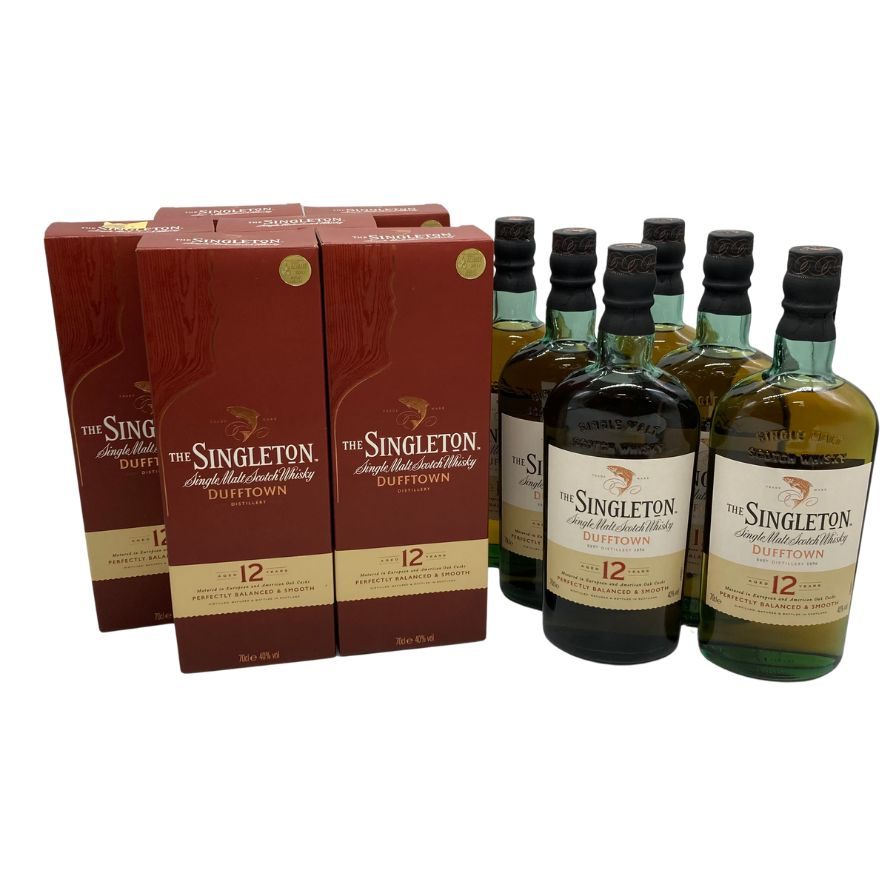 【楽天市場】【未開栓】ザ シングルトン ダフタウン 12年 700ml SINGLETON DUFFTOWN 6本セット 【7F】【中古】販売済み：ストックラボ