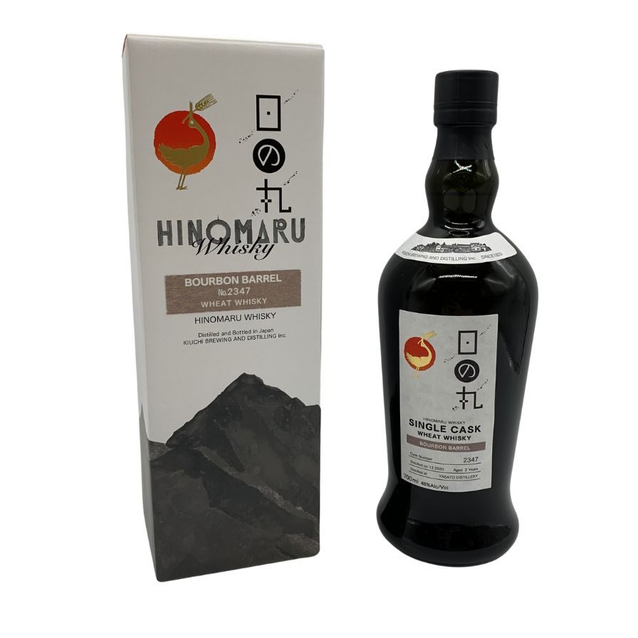 【楽天市場】【未開栓】【東京都限定】木内酒造 日の丸 ウイスキー バーボンバレル 2347 ウィート ウイスキー 700ml 48% HINOMARU WHISKY 【R1】【中古】：ストックラボ