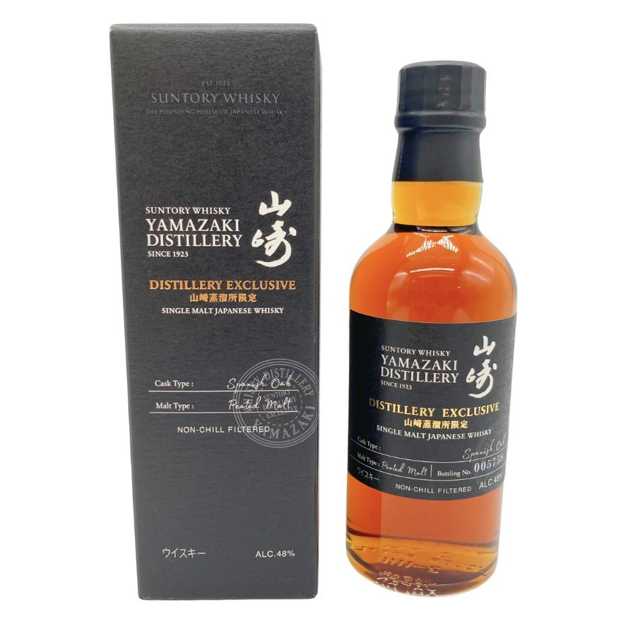 【楽天市場】【未開栓】【東京都限定】サントリー 山崎 蒸留所限定 スパニッシュオーク ピーテッドモルト 180ml 48% SUNTORY YAMAZAKI 【N1】【中古】：ストックラボ
