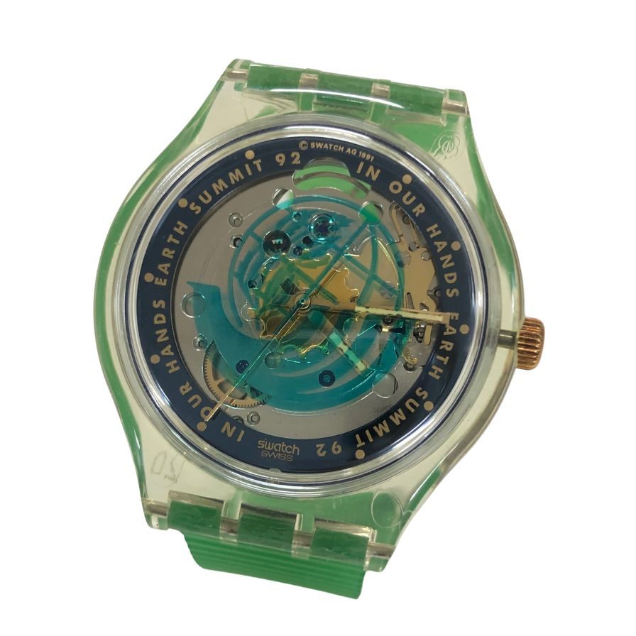【楽天市場】スウォッチ Swatch Earth summit 92 限定モデル SWATCH【AFI8】【中古】：ストックラボ