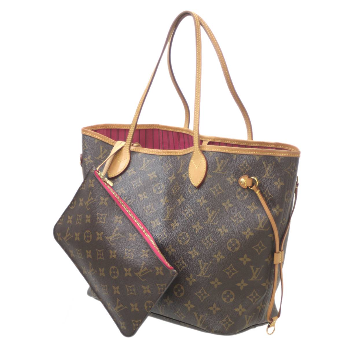 【楽天市場】【中古】 LOUIS VUITTON/ルイヴィトン ネヴァーフルMM トートバッグ ミニポーチ付 モノグラム M41178 ...