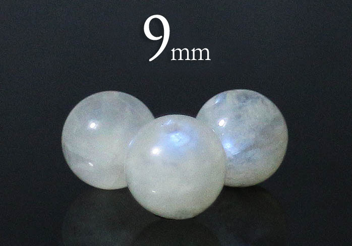 【楽天市場】【粒売】ブルームーンストーン9mm丸玉−スリランカ産【メール便発送可・ばら売り・卸価格】：パワーストーン天然石 STONE HACCI