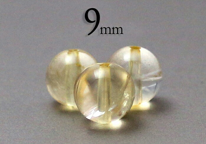 【楽天市場】【粒売】シトリン9mm丸玉-ブラジル産【メール便発送可・ばら売り・卸価格】：パワーストーン天然石 STONE HACCI