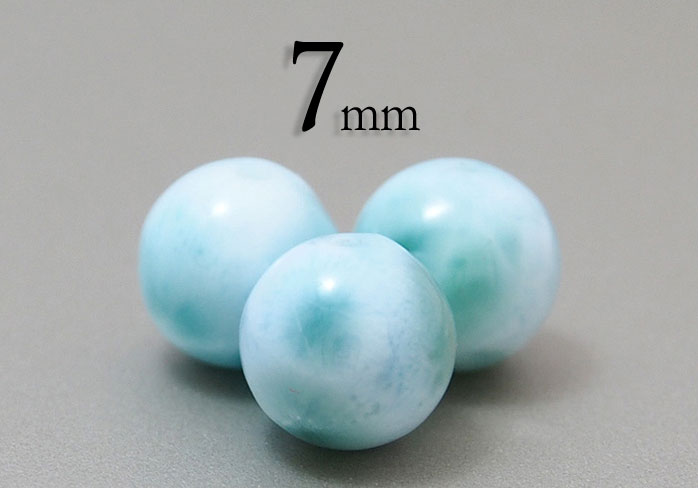 【楽天市場】【粒売】ラリマー7mm丸玉-ドミニカ産【メール便発送可・ばら売り・卸価格】：パワーストーン天然石 STONE HACCI