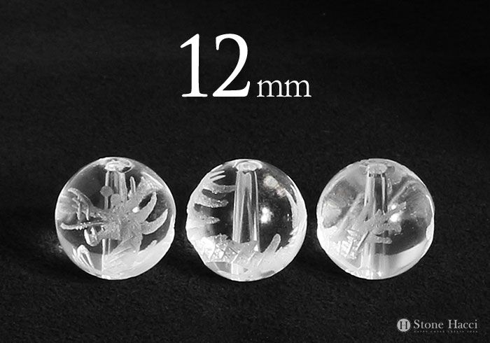 【楽天市場】【粒売】水晶･四神ビーズ 素彫り02 丸玉12mm(青龍/白虎/朱雀/玄武)【メール便発送可・ばら売り・卸価格】：パワーストーン天然石 STONE HACCI