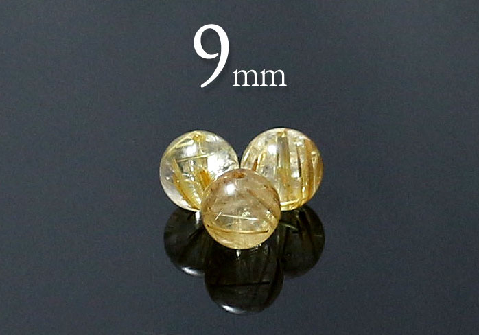 【楽天市場】【粒売】ゴールドルチル9mm-02丸玉-ブラジル産【メール便発送可・ばら売り・卸価格】：パワーストーン天然石 STONE HACCI