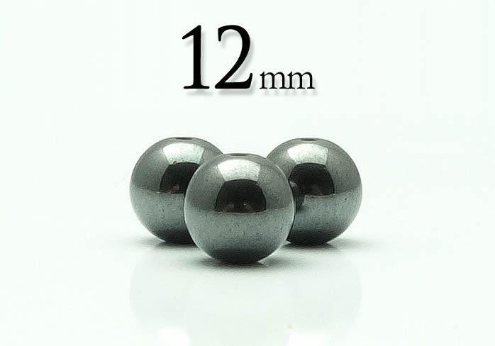【楽天市場】【粒売】ヘマタイト12mm丸玉【メール便発送可・ばら売り・卸価格】：パワーストーン天然石 STONE HACCI