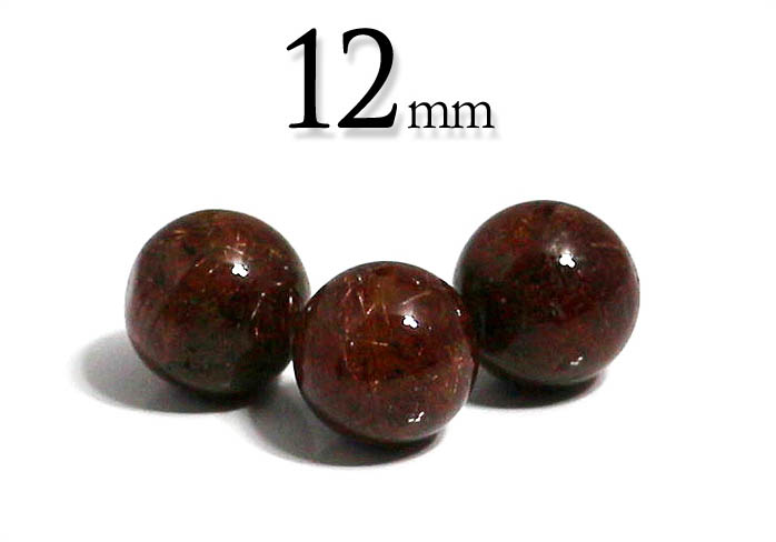 【楽天市場】【粒売】レッドブロンズルチル12mm 丸玉【メール便発送可・ばら売り・卸価格】：パワーストーン天然石 STONE HACCI