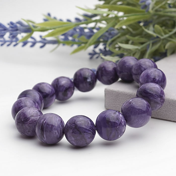 【楽天市場】【一点物】高品質チャロアイトAAA14mm ブレスレット 天然石 パワーストーン：ステラガーデン in 八ヶ岳